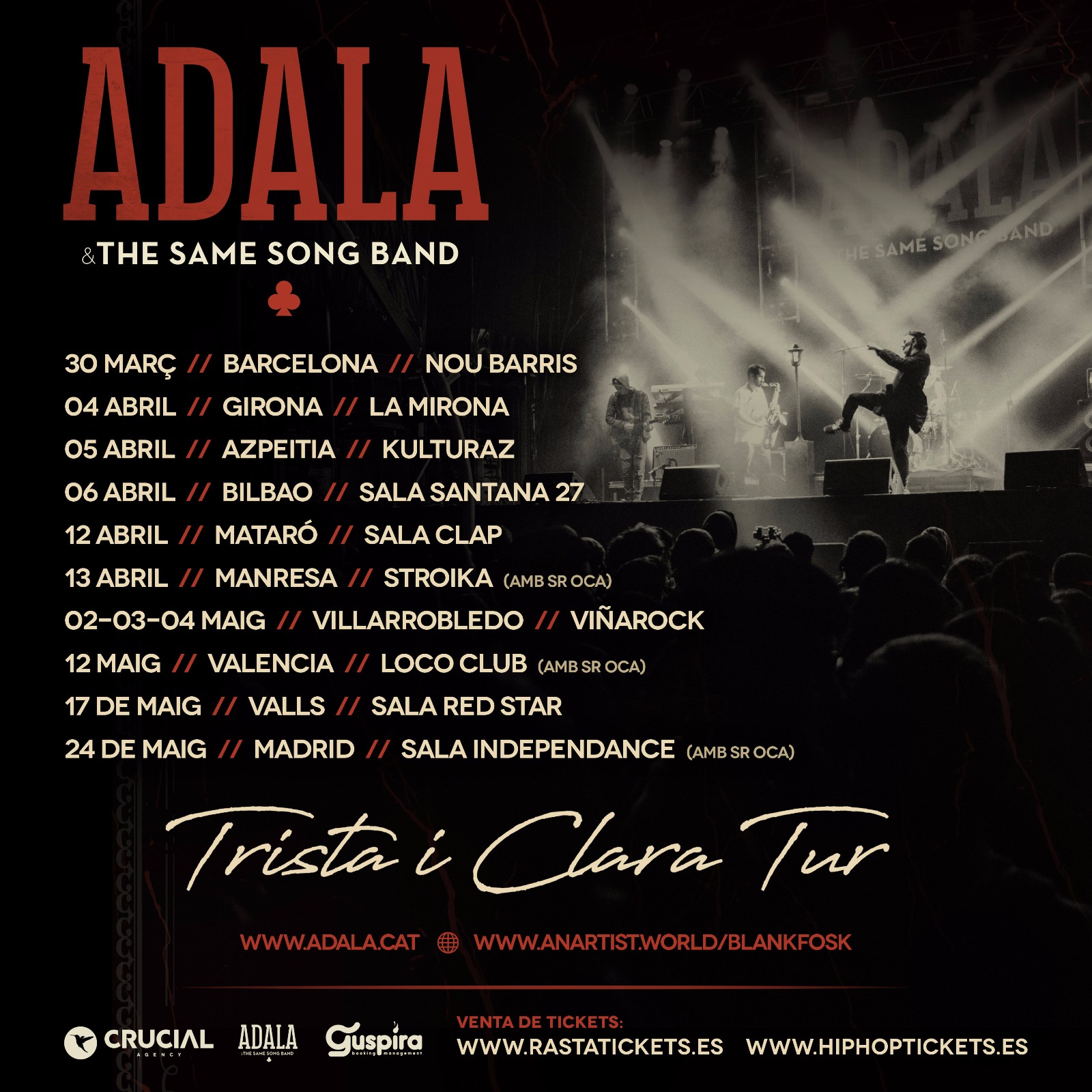 ᐅ Concierto ADALA & THE SAME SONG BAND 2022 -【Rhythm & Flow】